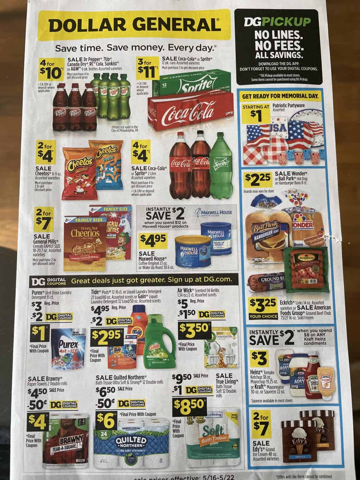 New Dollar General Ad Scan 5/16 - 5/23 - Extreme Couponing & Deals