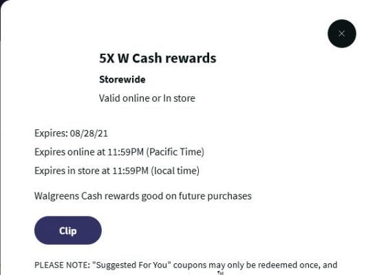 Check your Walgreens account for 5X Cash Rewards - Extreme Couponing ...
