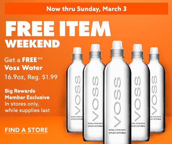 FREE Voss Water at Big Lots! - Extreme Couponing & Deals